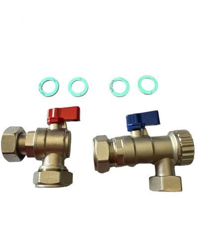 Heatline Glowworm 22mm x 3/4" Swivel Flow Return Valve C/W Filter ...